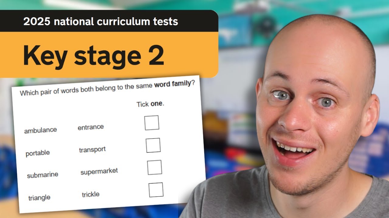 Pass the 2025 SATs GPS Paper: 'Word Families' questions - YouTube