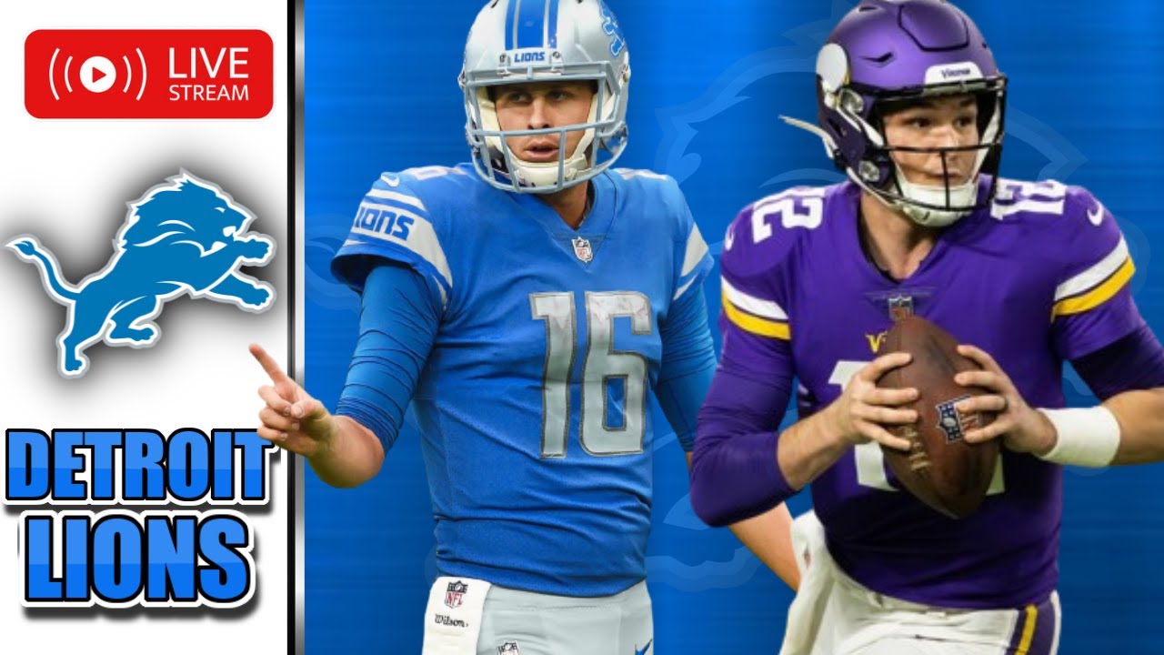 Lions vs. Vikings Live Streaming Scoreboard, Play-By-Play, Game Audio ...
