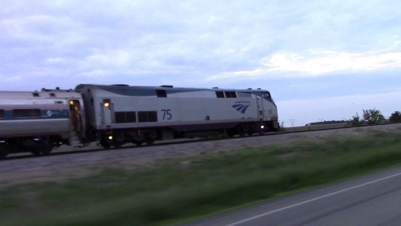 Pacing AMTK 75 on Amtrak's Hoosier State Train - CSX's Monon ...