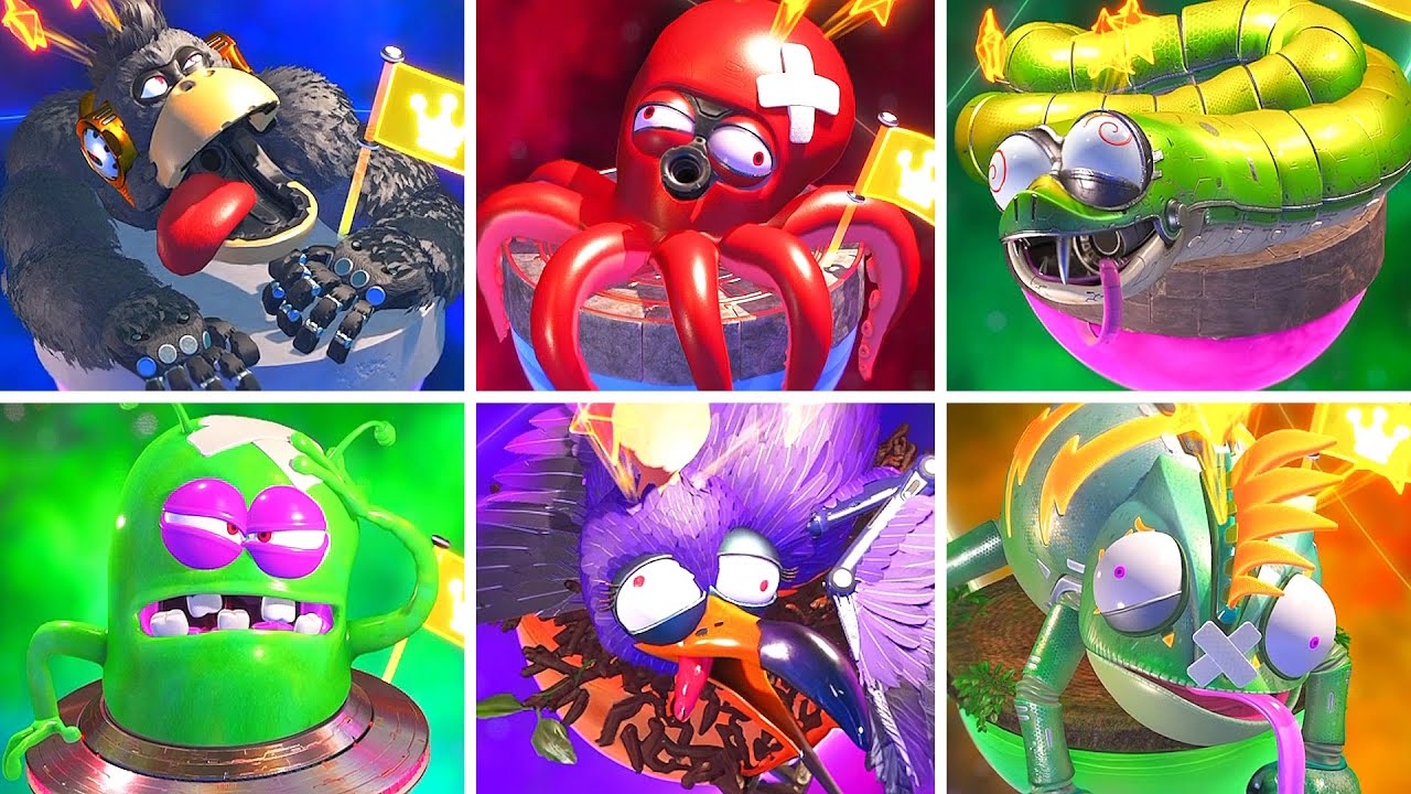 ASTRO BOT - All Bosses Before and After DEFEAT - YouTube