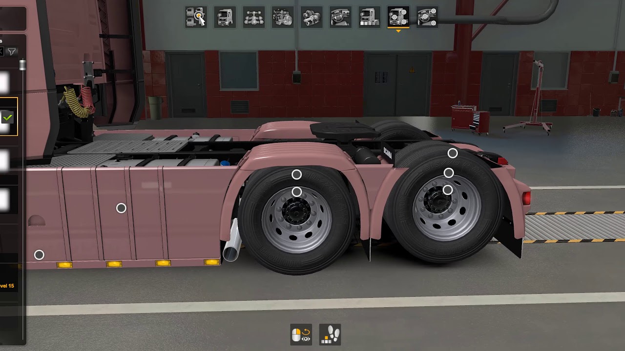 ETS2 tuning pack sideskirts, pipes and lightbar - YouTube