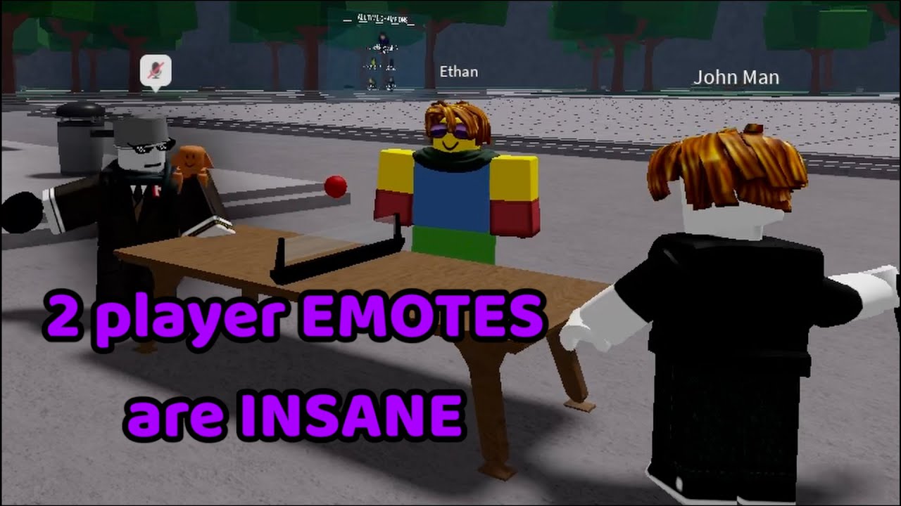 2 player EMOTES are INSANE in ROBLOX TSB! - YouTube