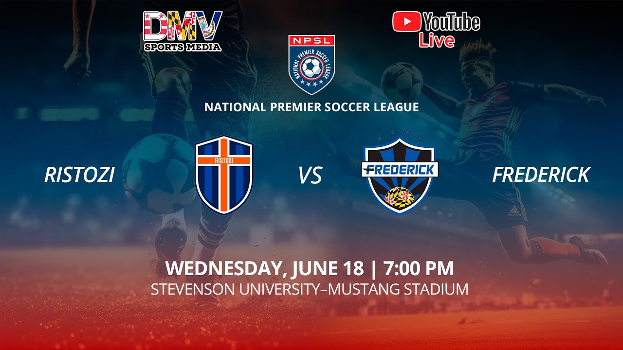 *LIVE* NPSL Mid Atlantic: Ristozi FC vs FC Frederick - YouTube