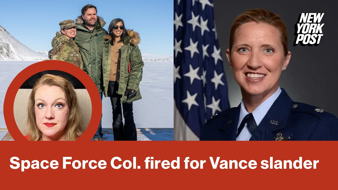 Space Force Col. Susannah Meyers fired after mass email about JD Vance ...