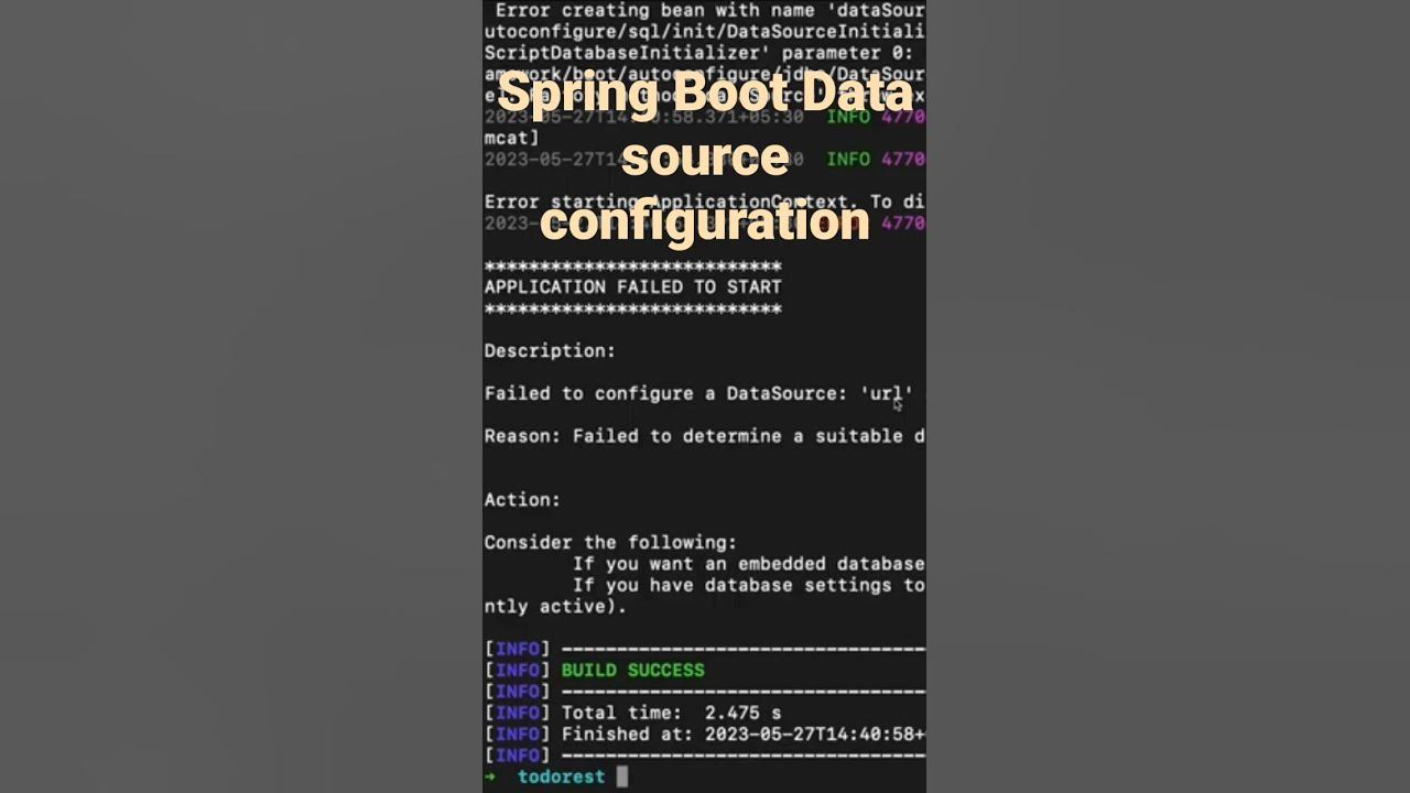 Spring Boot Database Configuration In Tamil Springboot Database Youtube