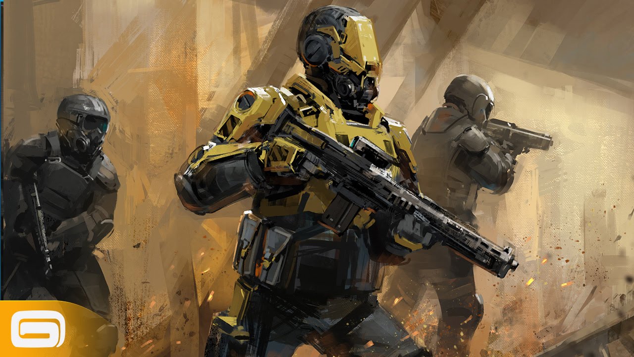 Modern Combat 5 Vulcan Armour Origin - YouTube