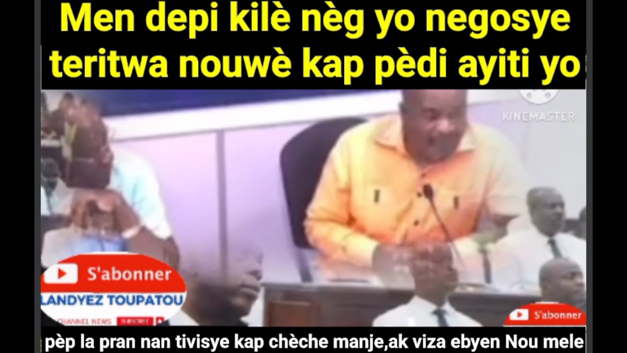 Men depi kilè nèg yo negosye teritwa nouwè kap pèdi ayiti yo, pèp la ...