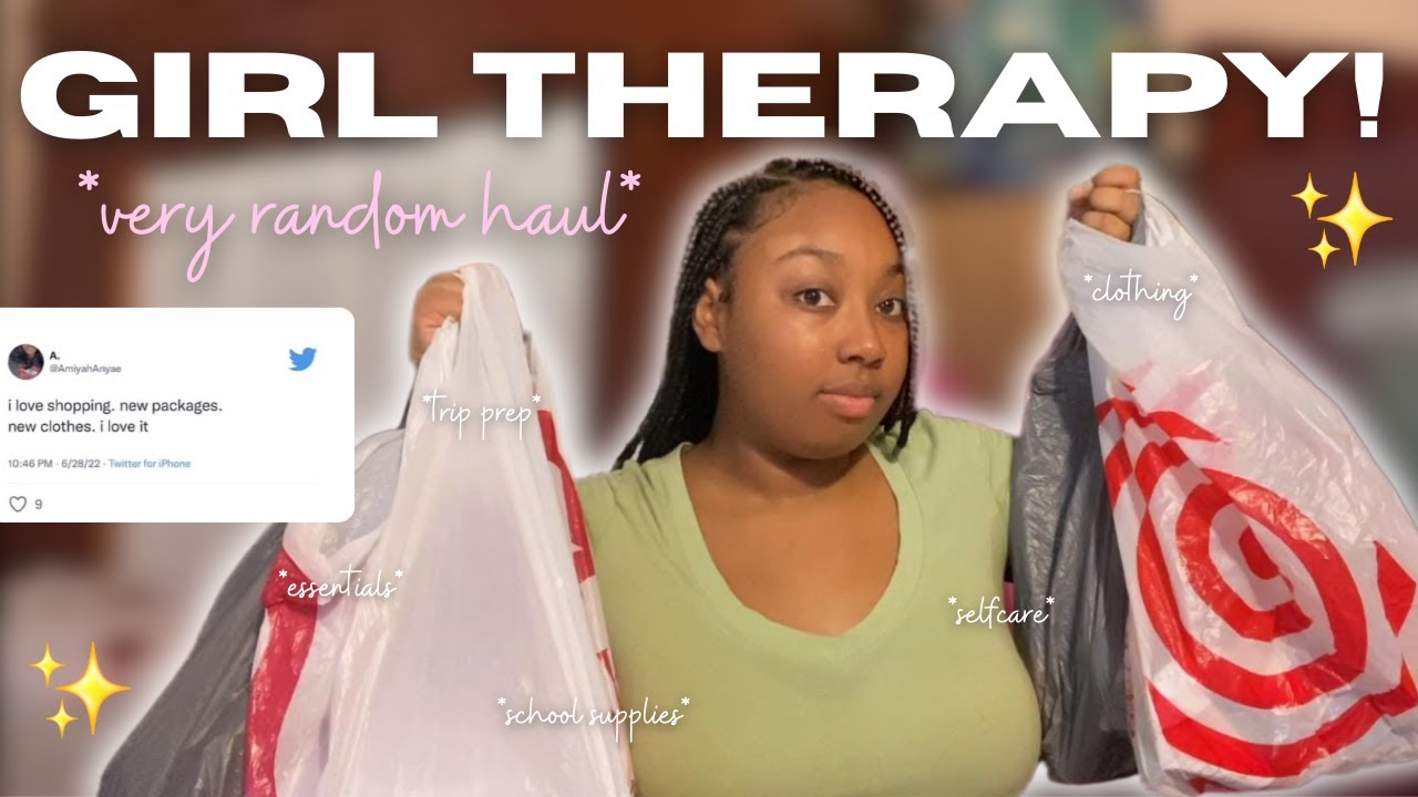 Girl Therapy *very random haul* | trip prep, school prep, everything ...