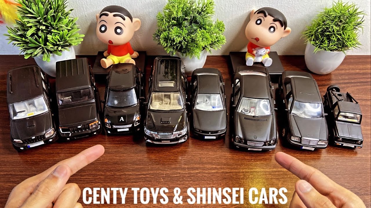 Centy Toys And Shinsei Black Cars Scale Models | Very Rare Scale Models ...
