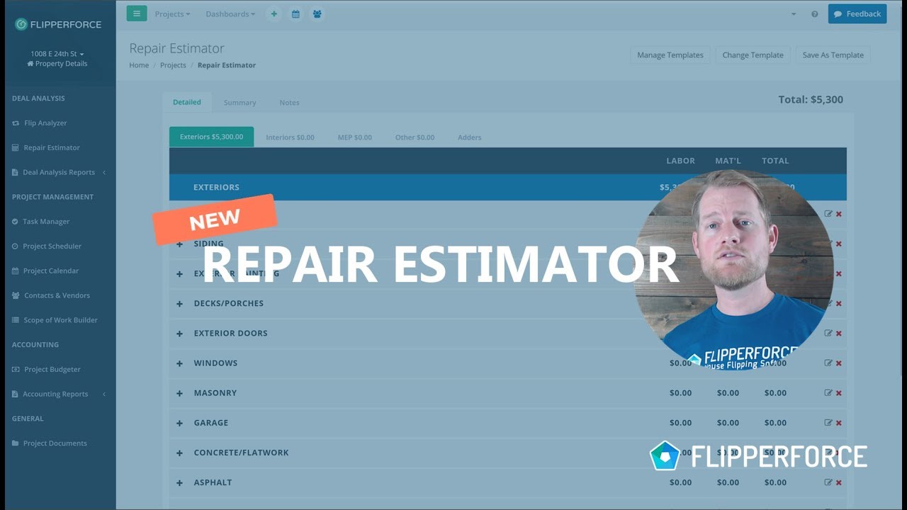 Rehab Repair Estimating Software - YouTube