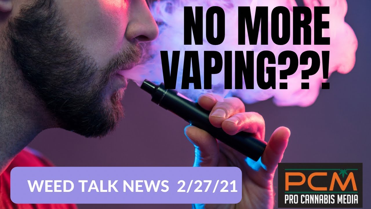 Weed Talk News : New Jersey Legalizes Weed, No More Vaping & more - YouTube