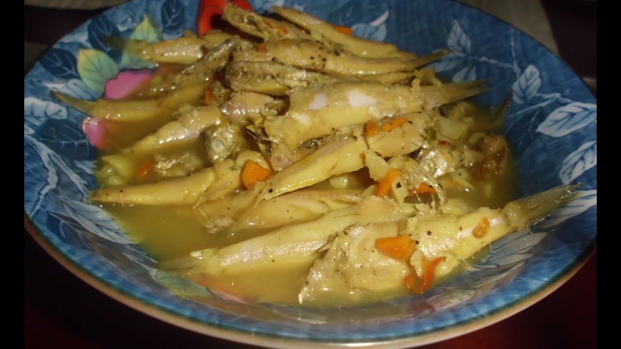 #mamita Adobong Dilis sa Dilaw or Luyang Dilaw [Turmeric] - YouTube