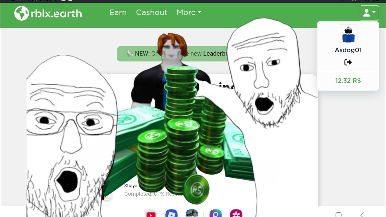 👀💯The NEW Most EASIEST way to Earn ROBUX!!!😉👀💯💯 - YouTube