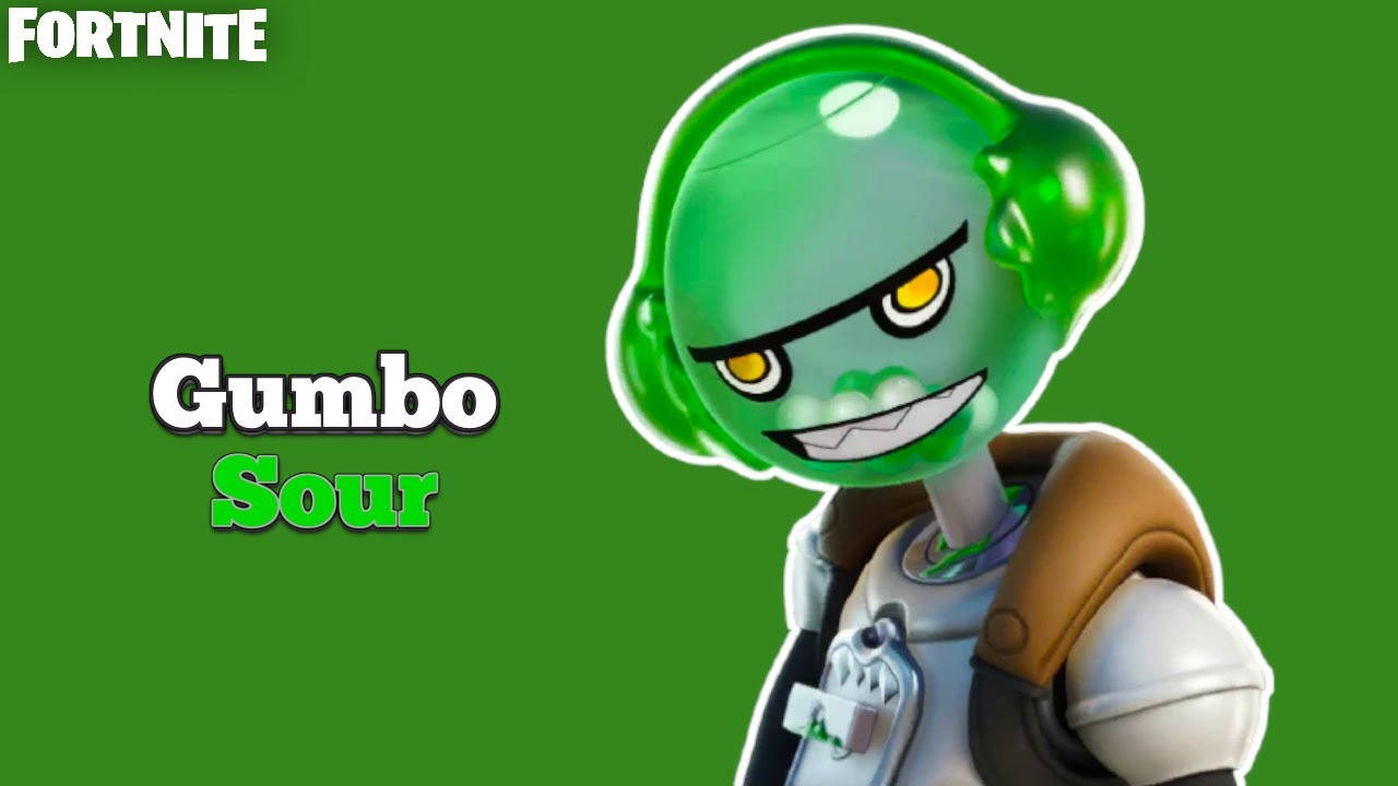 *NEW* SOUR GUMBO STYLE SKIN GAMEPLAY - FORTNITE CHEW IT YOURSELF SET ...