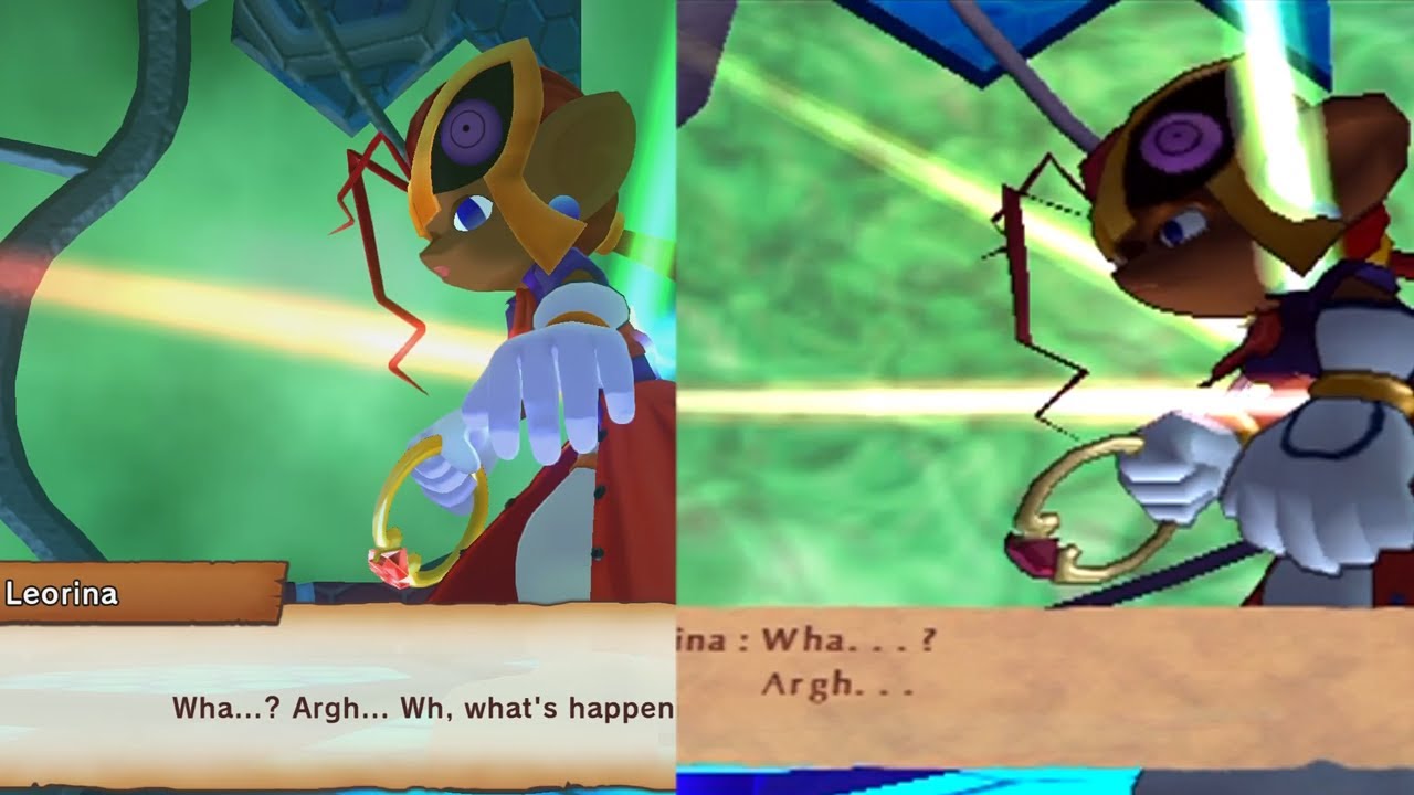 Cursed Leorina PS2 vs PS5 Comparison - Klonoa 2: Lunatea's Veil, Klonoa ...