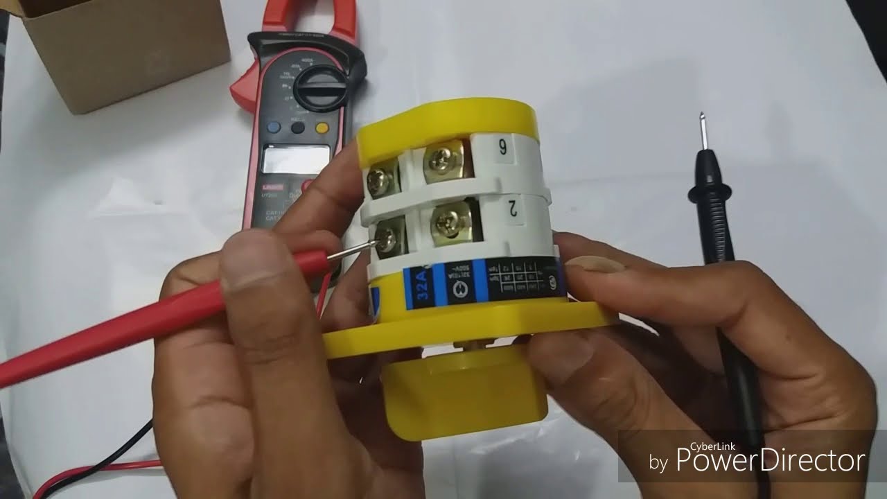 How to Safely Install a Single Phase Selector Switch for Home. - YouTube