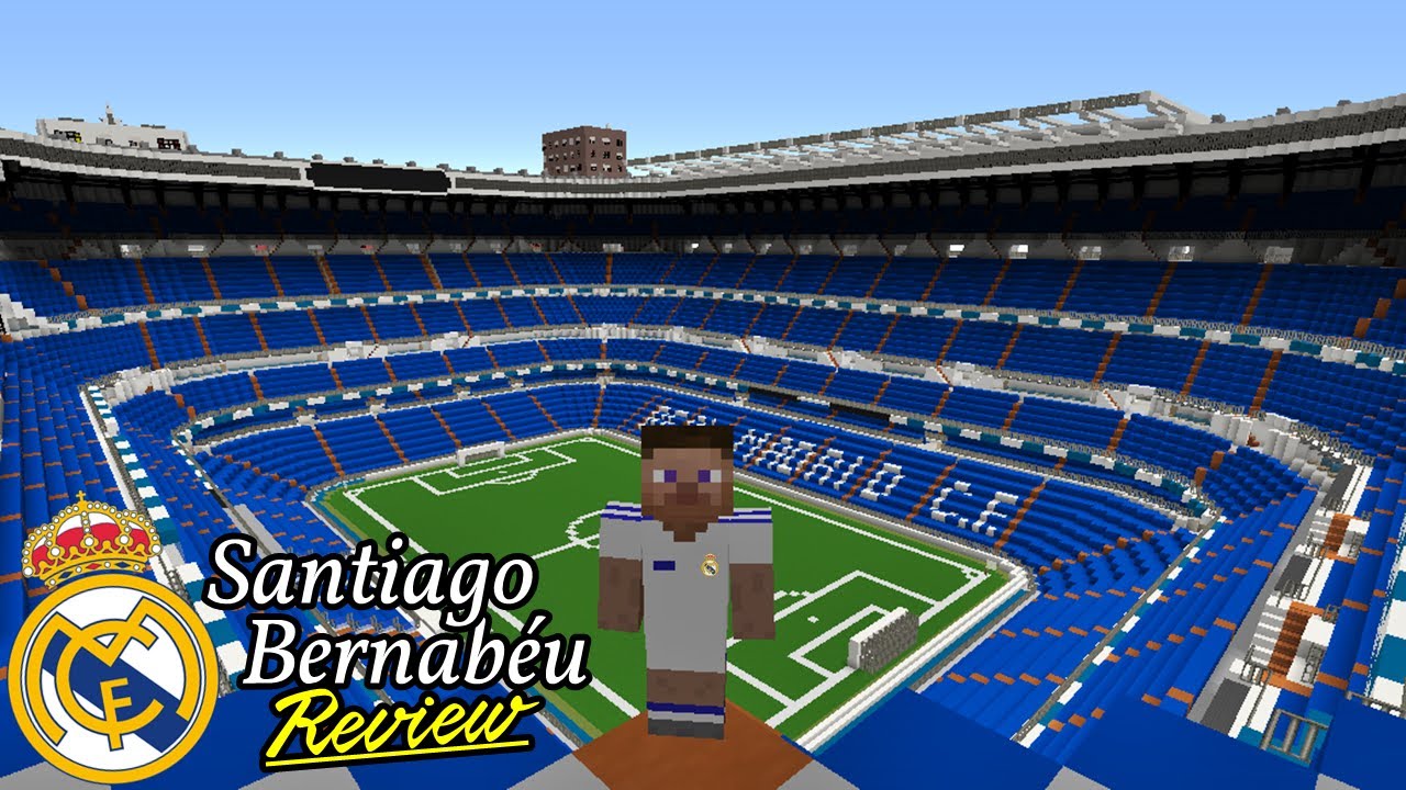 Minecraft: Estadio Santiago Bernabéu (Review) - YouTube