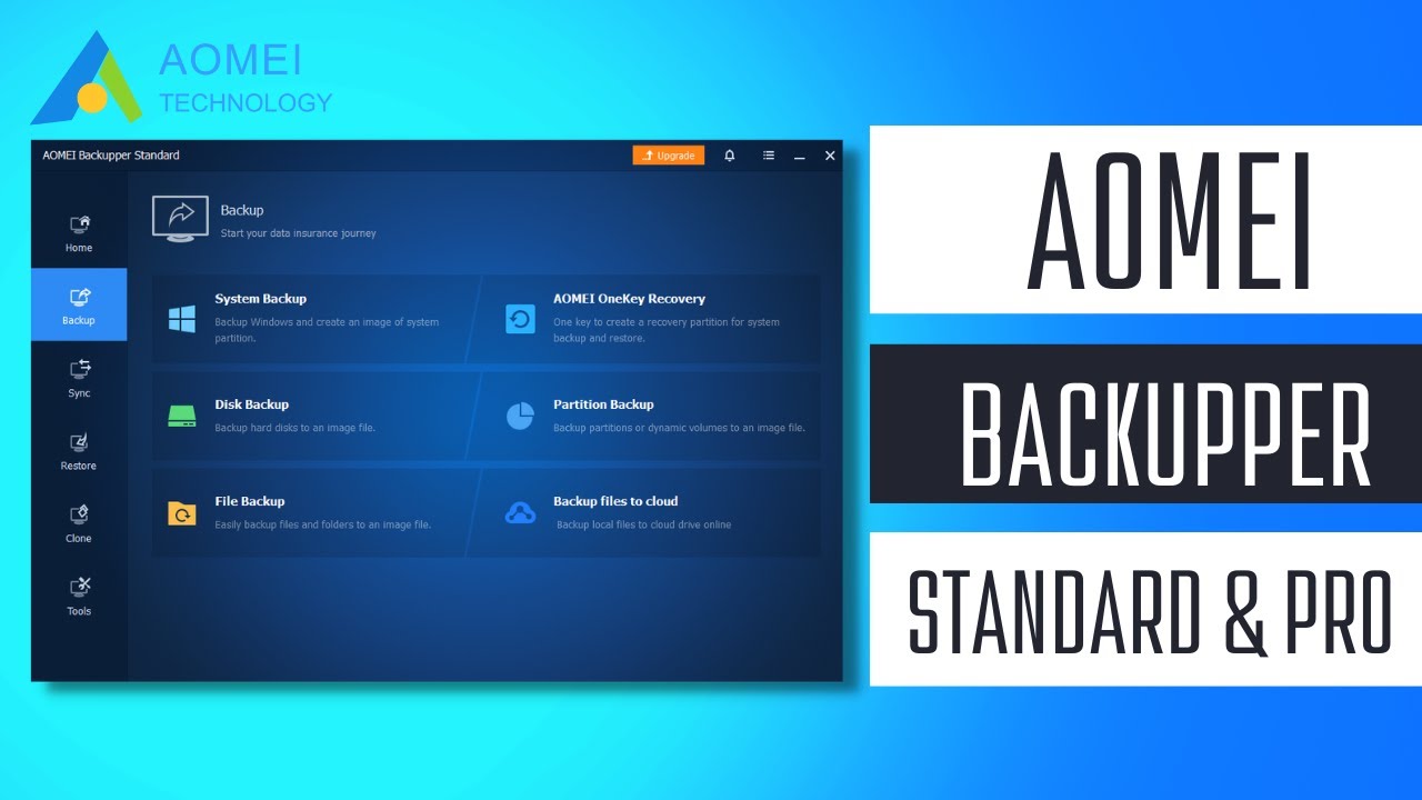 AOMEI Backupper Standard & Pro | Data backup & restore | How to Clone a ...