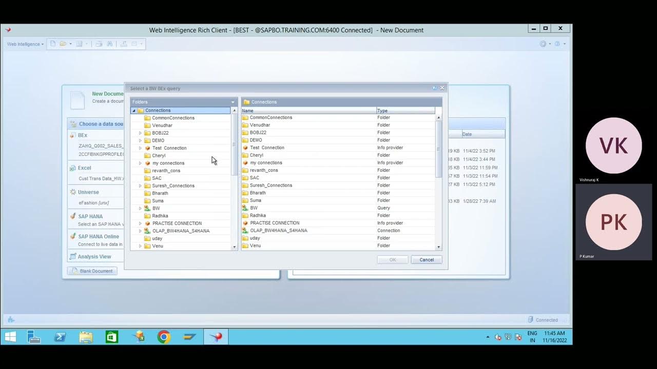 SAP-BW ON HANA SAP BO WEBI Report| WEBI Report Creation & BI Launch Pad| - YouTube