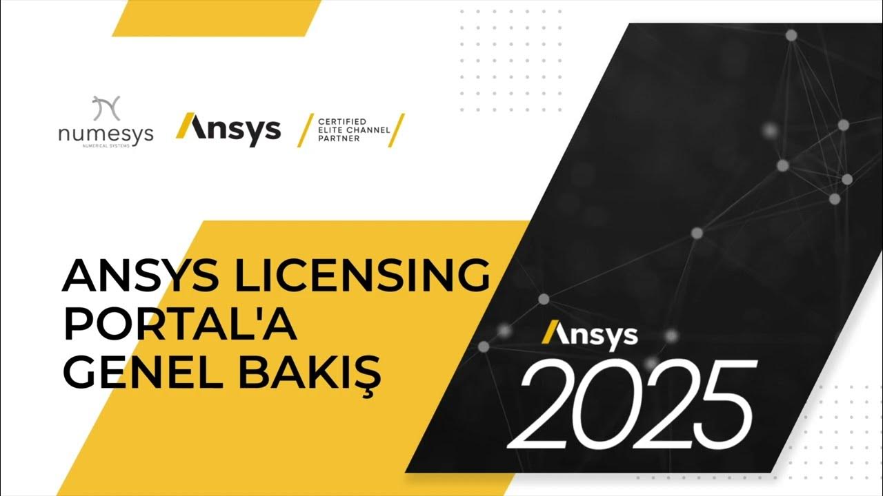 Ansys Licensing Portal'a Genel Bakış - YouTube