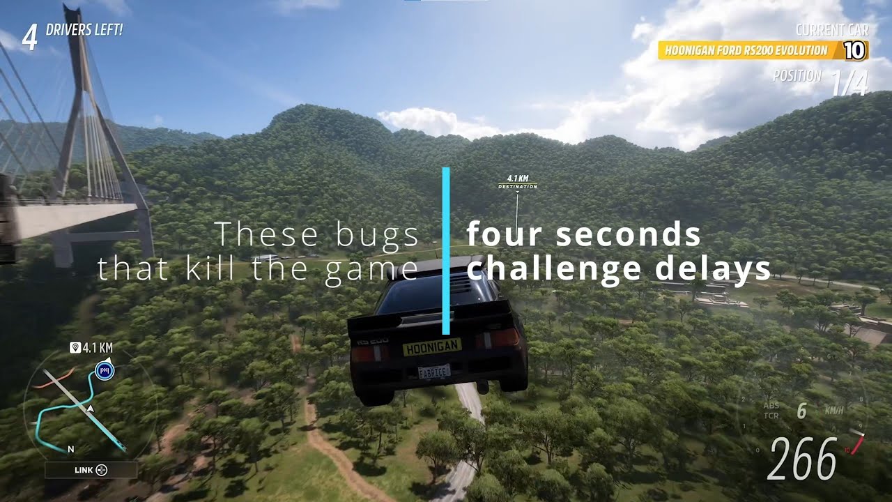 Bugs: 4 seconds challenge delays - Forza Horizon 5 Eliminator - YouTube