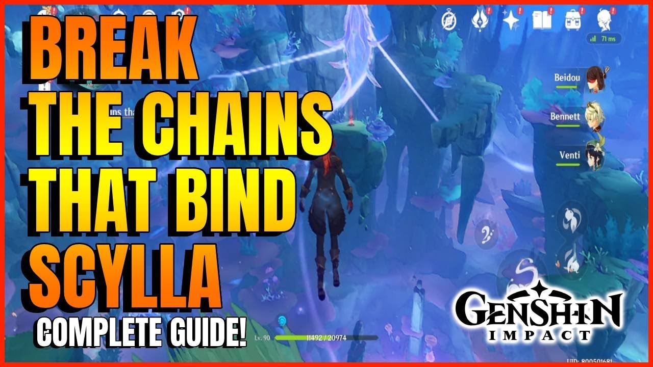 Break the chains that bind Scylla Genshin Impact - YouTube