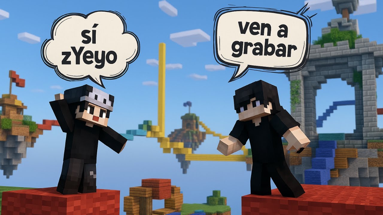 INVITE a un SUSCRIPTOR para GRABAR en BEDWARS *final épico* - YouTube