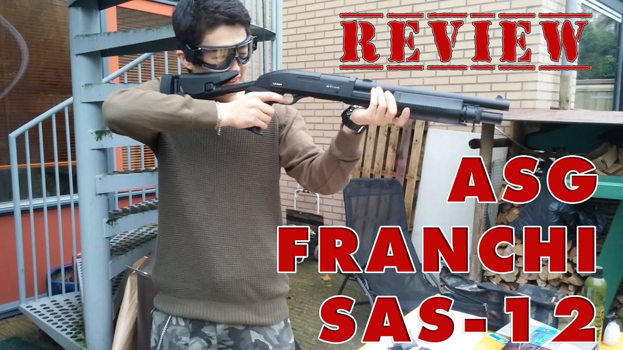 Airsoft // Gun Review: ASG Franchi SAS-12 Tactical Pump Action Shotgun ...