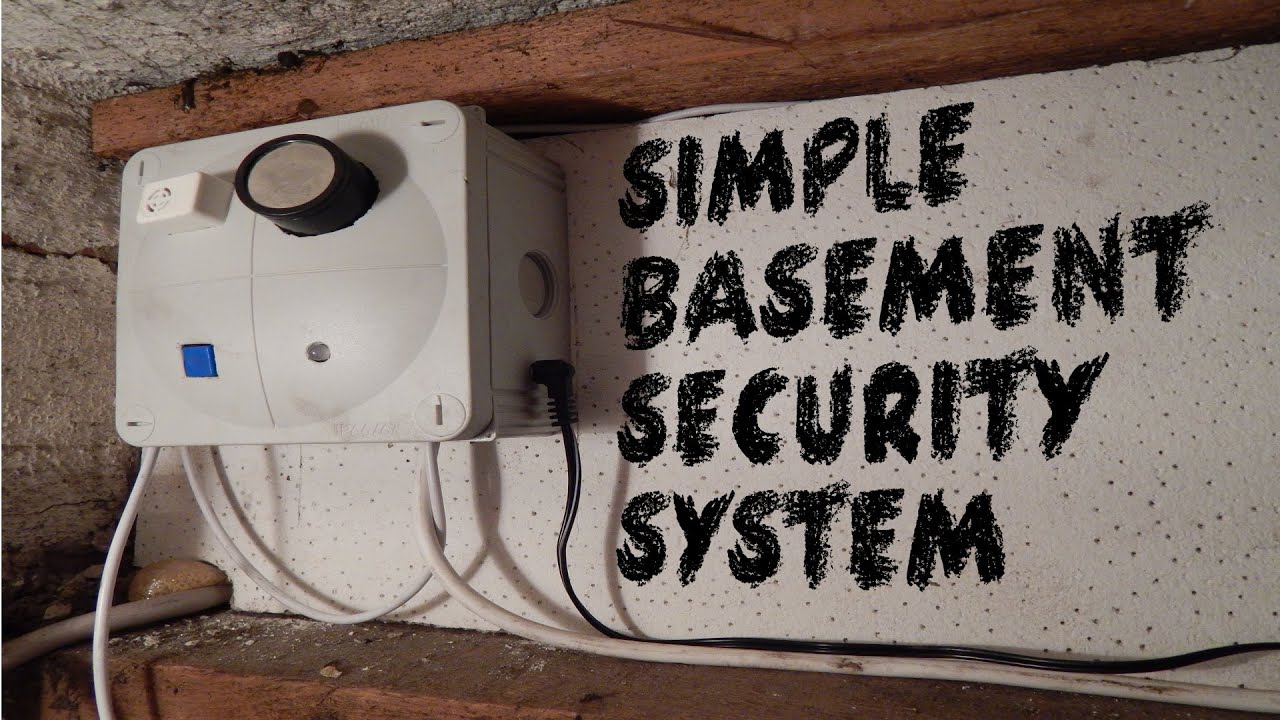 Simple Basement Security System - YouTube
