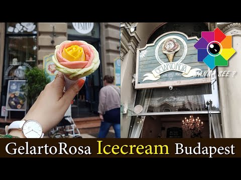 Gelarto Rosa ice-cream in Budapest - YouTube