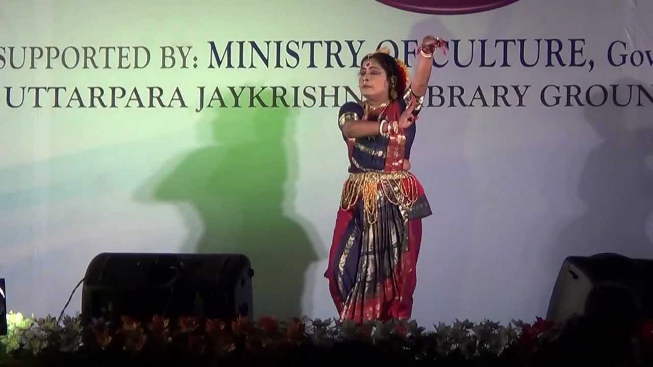 Mahua Mukherjee- Gaudiya Nritya Shibstotra-Ragmala - YouTube