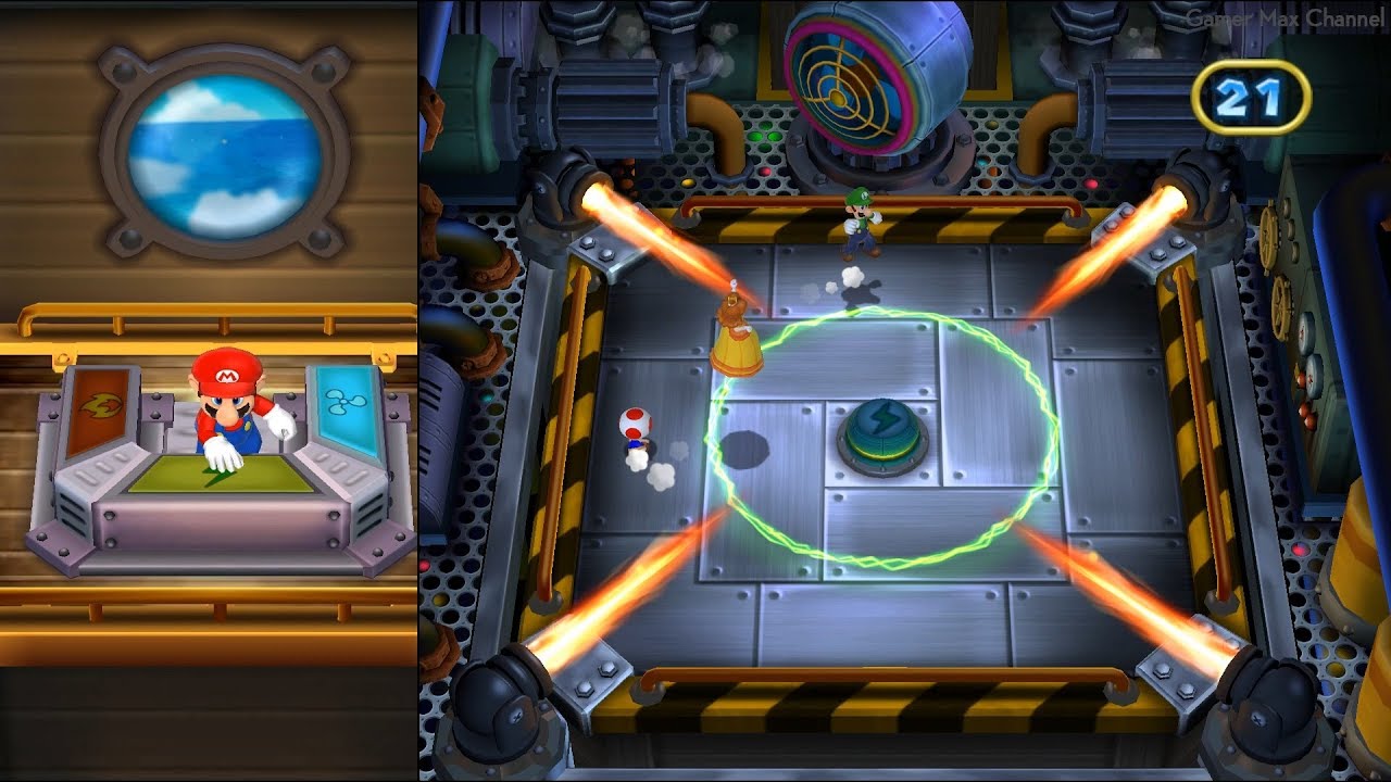 Mario Party 9 - All 1-vs.-Rivals Minigames - YouTube