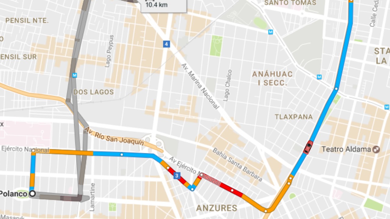 Ruta de Polanco a la Arena Ciudad de México (ACDMX) - YouTube