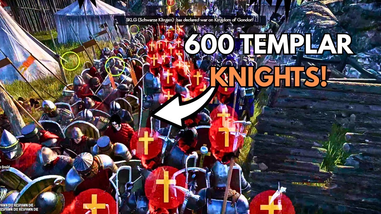 600 Templar Knighs Battle in Mount and Blade II: Bannerlord | Join our ...