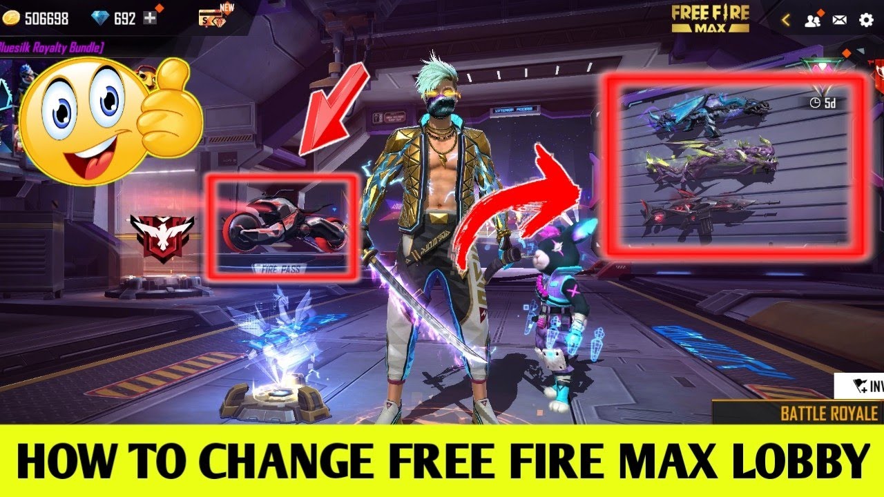 HOW TO CHANGE FREE FIRE MAX LOBBY// FREE DOWNLOAD MAX LOBBY KAISE ...