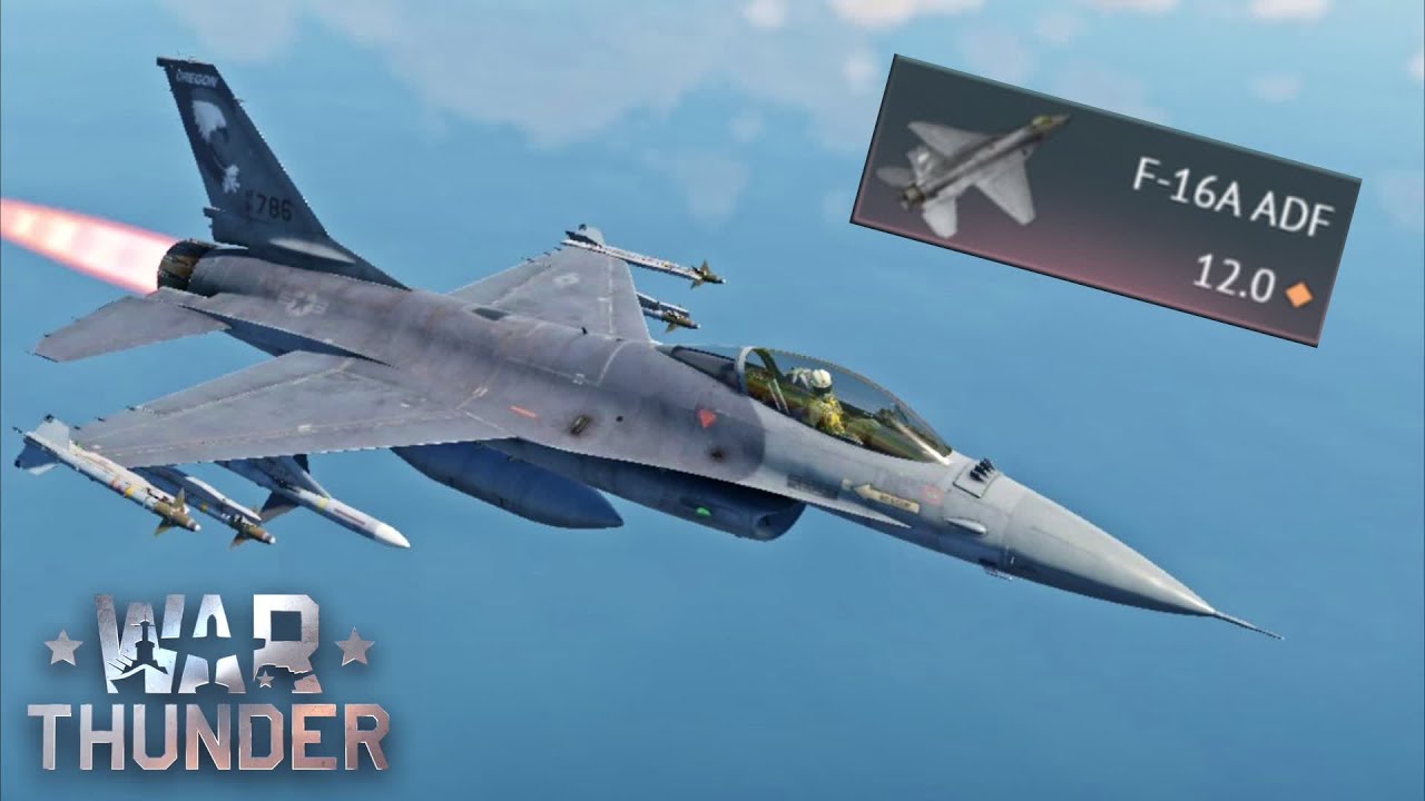 F-16A ADF Aircraft Destroyed Moments | War Thunder Air RB Gameplay ...