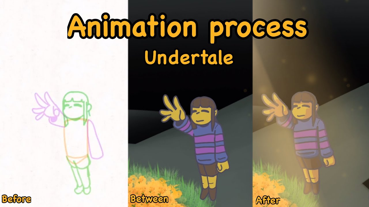 Animation Process. Part of Undertale Map - YouTube