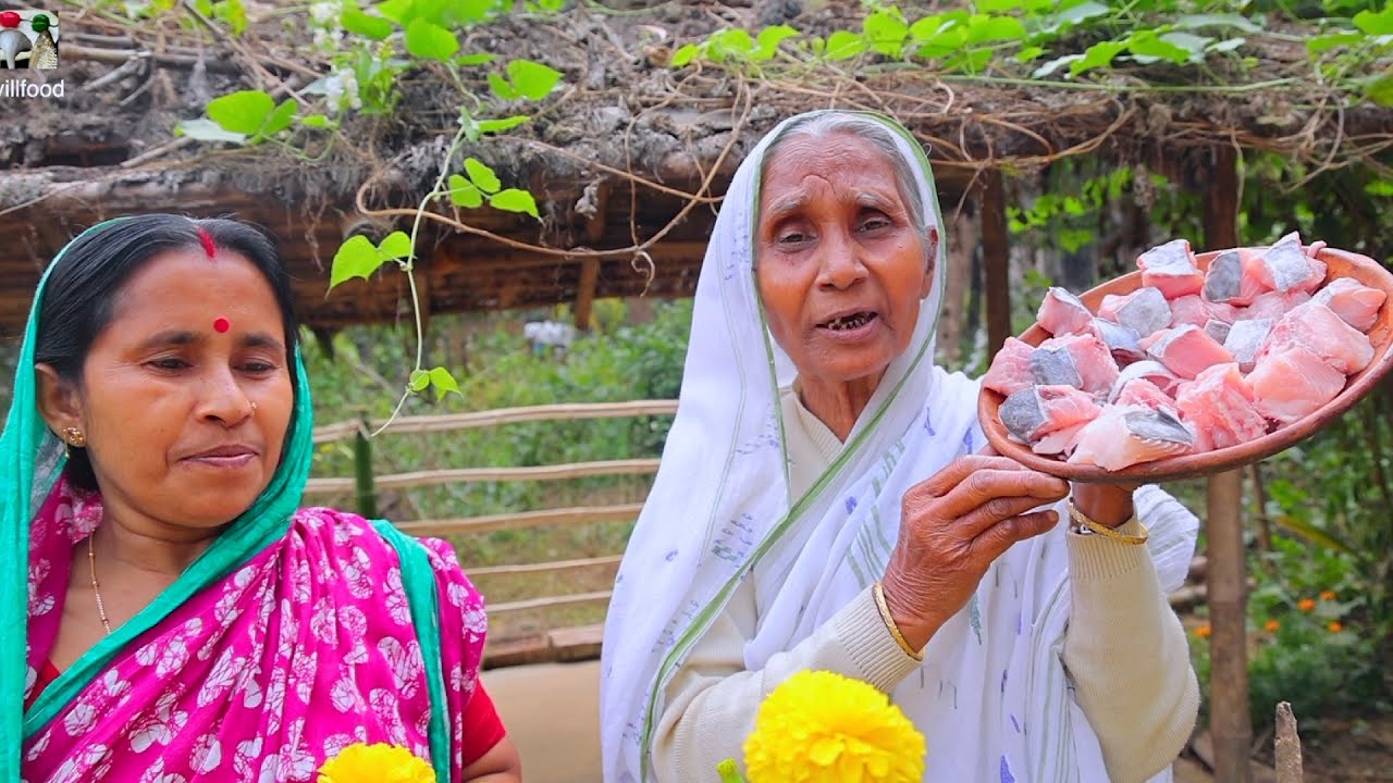 SIMUL RITHE fish curry | শিমুল রিঠে মাছ রেসিপি | Village style cooking ...