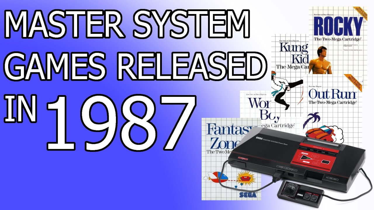 All 18 Games Released for the Master System in 1987! - YouTube