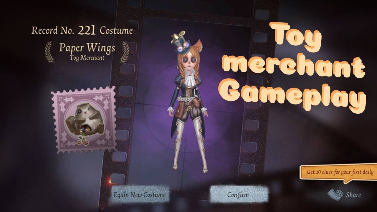 Kamaty Moon skins are back! | Identity V Toy merchant Gameplay - YouTube