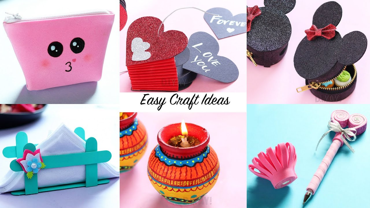 6 Easy Craft Ideas | Craft Ideas | DIY Crafts - YouTube