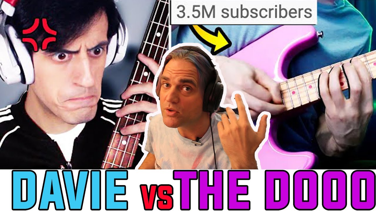 Davie vs The Dooo (Reaction) ( Omegle: BASS vs GUITAR Epic Battle ft ...