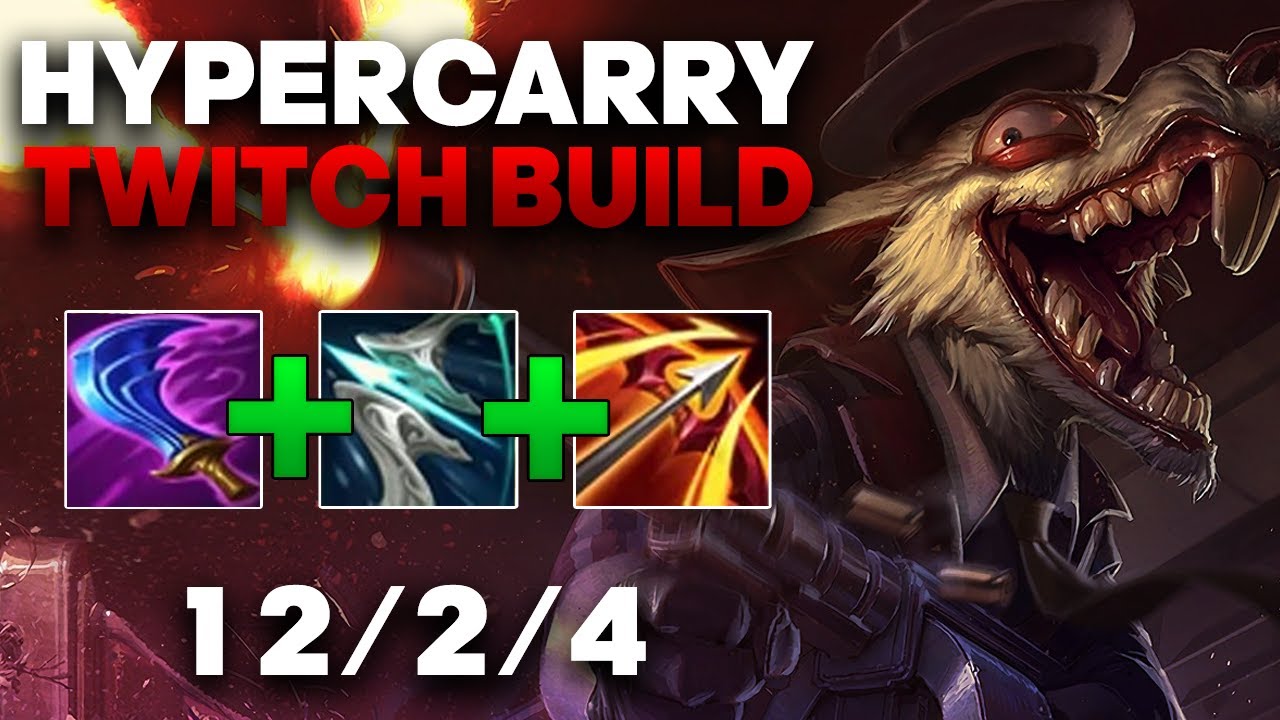 Twitch ADC Gameplay - The Biggest Scaling Twitch ADC Build | League of ...