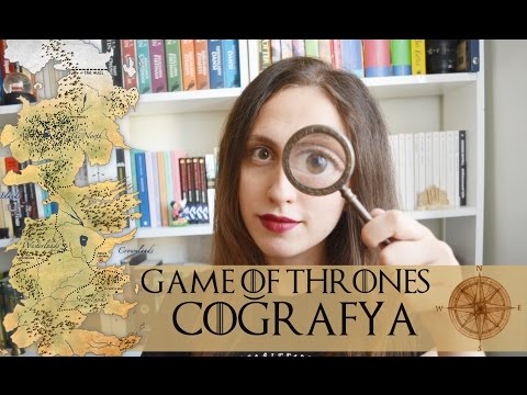 Game of Thrones Coğrafyası | Bilinen Dünya - Harita Çizimiyle