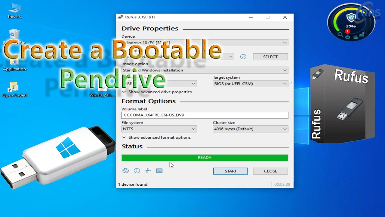 How to Create a Bootable Pendrive for Windows & Linux | #bootable ...