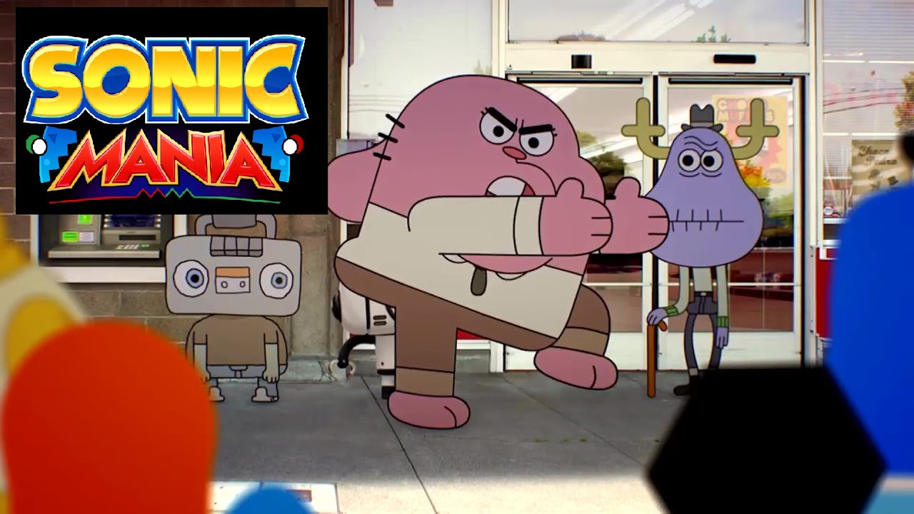 Richard Watterson dances to Sonic Mania Mini Boss Theme - YouTube