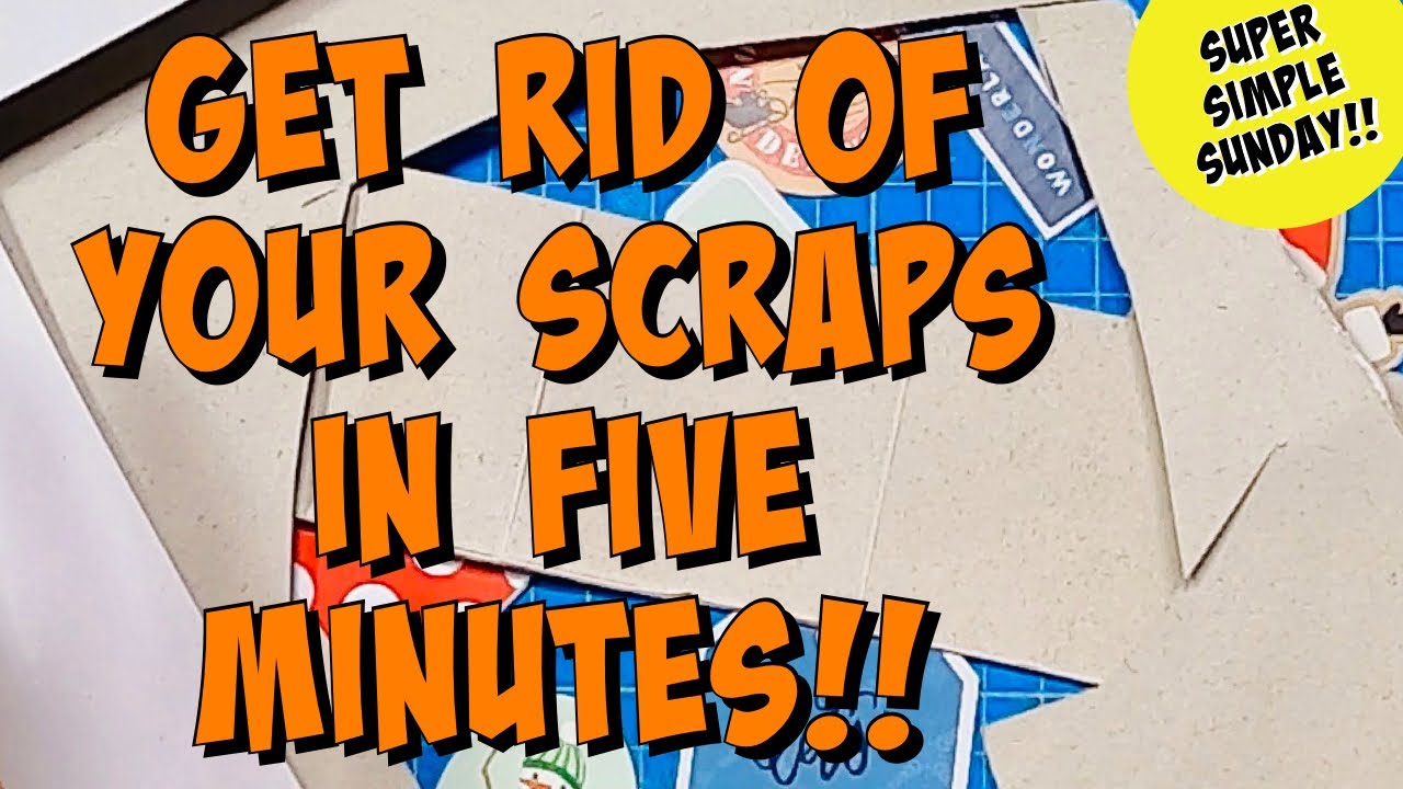 NO MORE SCRAPS!! use your SCRAPS! QUICK SCRAP CRAFT IDEA ️ ️ - YouTube
