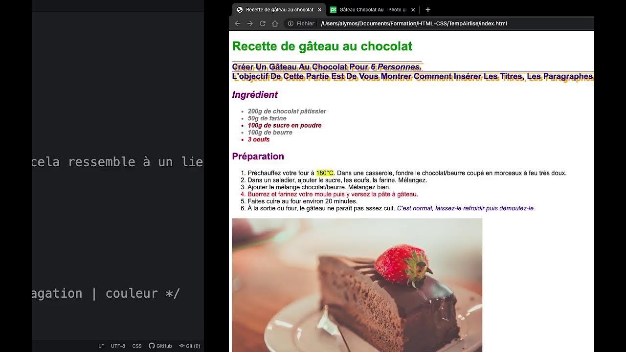 [Airlise] CDUI - CCP 3 - HTML/CSS - Jour 2 - YouTube