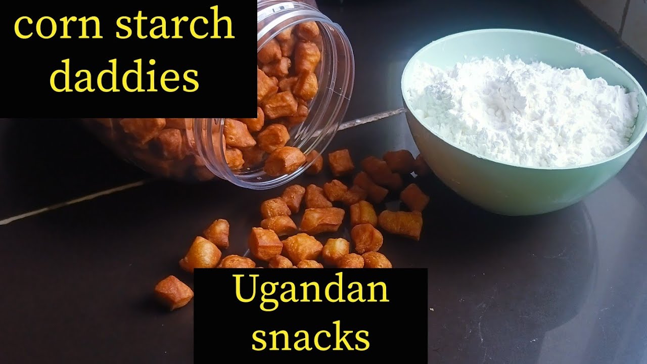 Crunchy daddies with corn starch /step by step tutorial /ugandan snacks ...