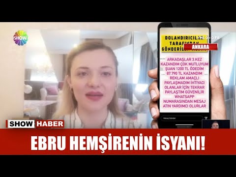 Ebru hemşirenin isyanı!